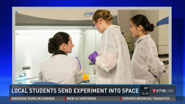 Local students send experiment into space | ktvb.com